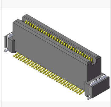 China Floating Board to Board Connector H7.6 0.635mm Pitch Male Header LCP Gold Plated SMT for sale