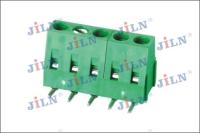 China PA66 0.4Nm JL128R PCB Terminal Connector 5.00 5.08mm Pitch H13.9 Green for sale