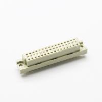 China 1000VAC Brass Polyester PBT Pcb Header Connector 30 Pin DIN41612 ROHS 3.0A for sale