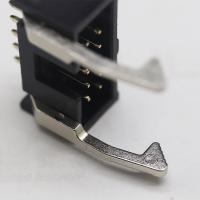 China 3.0Amp PBT PA6T Male Header Connector Latched Box Ejector For PCB Board for sale