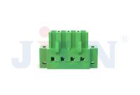 China 25A DIP PBT Brass Terminal Block Connector Right Angle 2-12P Tin Plated 2EDGAM for sale