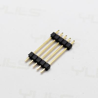 China PA6T PBT UL94V-0 Pin Header Connectors 3.0Amp Single Row For PCB Board for sale