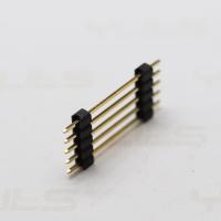 China PA6T PBT UL94V-0 Pin Header Connectors 3.0Amp Single Row For PCB Board for sale