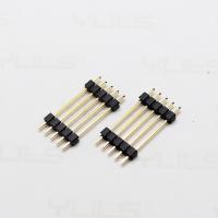 China PA6T PBT UL94V-0 Pin Header Connectors 3.0Amp Single Row For PCB Board for sale