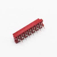 China 1.27mm Pitch Micro-Match IDC Cable Assembly Connector N Pin PA6T PBT 1.0Amp 500VAC for sale