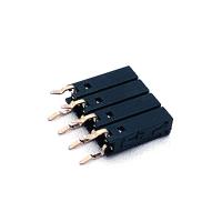 China 2.54mm Pitch Female Header Connector 3.0Amp Brass PA6T DIP Bottom Entry UL94V-0 for sale