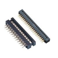 China IDC DIP Plug Male Wire to Board Connector 2.54mm Pitch 3.0A PBT UL94V-0 for sale