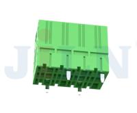 China DIP Tin Plated Pluggable Terminal Block M4.0 Steel 2-24P 7.5mm Pitch JL271V for sale