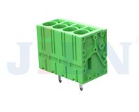 China DIP Tin Plated Pluggable Terminal Block M4.0 Steel 2-24P 7.5mm Pitch JL271V for sale