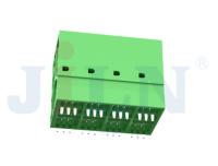 China DIP Tin Plated Pluggable Terminal Block 10.0mm Pitch 25A 2-24P Screw Connection for sale