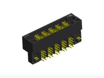 China 7.62mm Pitch 5 Pin Card Edge Connector Male Header PA9T Right Angle SGS for sale