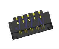 China 7.62mm Pitch 5 Pin Card Edge Connector Male Header PA9T Right Angle SGS for sale