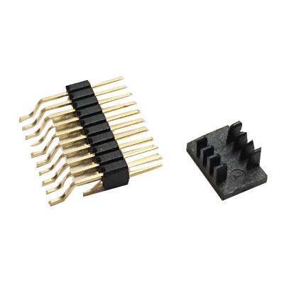 China Pin Header Connector 2.0mm Pitch Right Angle SMT Male Header Single Dual Row Reel Cap Packing for sale