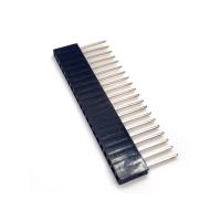 China 2.54mm Female Header Connector H8.5+2.5mm Stackable Single Row Straight DIP PC104 for sale