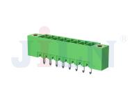 China Pluggable Terminal Block 3.5mm Pitch 16-28AWG Brass PBT M4.0 Steel Screw 8A 2000V for sale