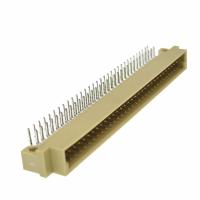China B Type Male PCB 64 Pin DIN 41612 Connector 2 Rows 2.54mm Pitch PBT for sale