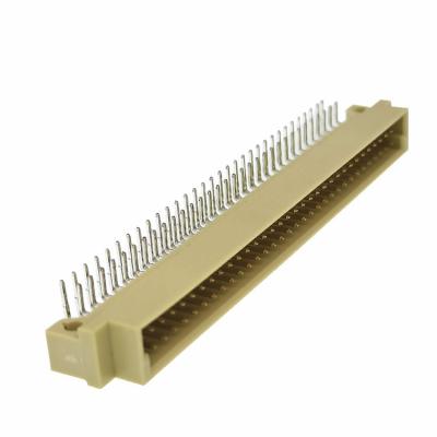 China B Type Male PCB 64 Pin DIN 41612 Connector 2 Rows 2.54mm Pitch PBT for sale