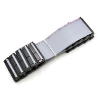 China 1.27mm Pitch IDC Connector 4-64 Pin 28AWG Cable Assembly 500VAC PBT Insulator for sale