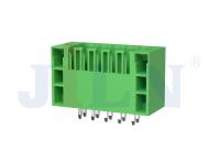 China Tin Plated Terminal Block Connector 1.2Nm Screw 16-28AWG PBT Brass 3.5mm Pitch for sale