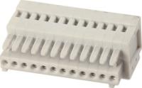 China Through Wall PCB Terminal Blocks Connectors 5.0mm Pitch Male 3P 5P JL8EDGKH 300V 10A for sale