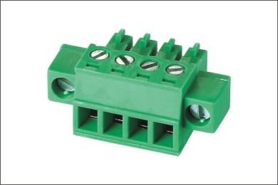 China Pluggable Terminal Blocks Connectors 3.5mm 3.81mm Pitch Male Female 300V 8A DIP for sale