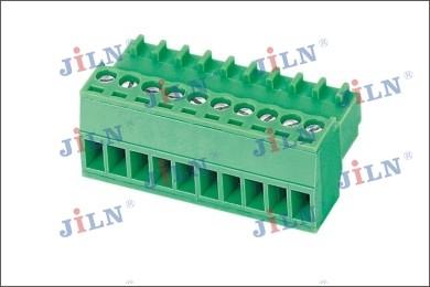 China M1.5 PBT PA66 Pluggable Terminal Block JL15EDGFY AC1250V 4A 28-20AWG for sale