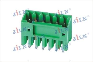 China PA66 PBT Pluggable Terminal Blocks 2.54mm Pitch JL15EDGVC AC1250V 4A Tin Plated for sale