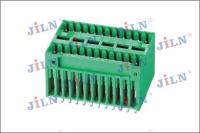 China 2.54mm Pitch PA66 Pluggable Terminal Block JL15EDGVH AC1250V 4A Brass for sale