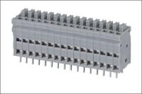 China 2.54mm Pitch PCB Spring Terminal Blocks Connector Male Female AC2000V 5A for sale