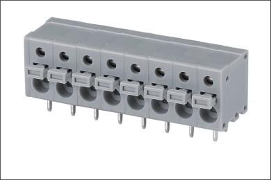 China 7.62mm Pitch PCB Spring Terminal Blocks Connectors Male Female 300V 10A UL CE for sale