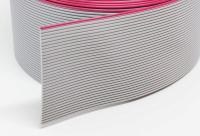 China 1.27mm Pitch 28AWG Flat Ribbon Cable 26 Conductor 5FT Gray PVC UL2651 for sale