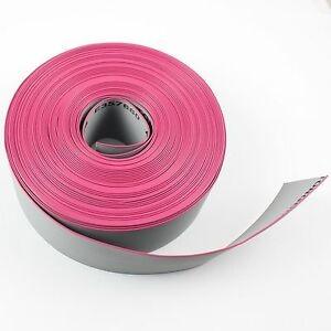 China 0.635mm Pitch Flat Ribbon Cable 30AWG PBT 150V for 1.27mm IDC Connectors for sale