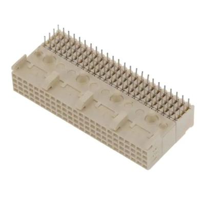 China 2.0mm Future Bus Female Connector 5 Row Right Angle Gold Plated Press Fit 1.5A 200V for sale