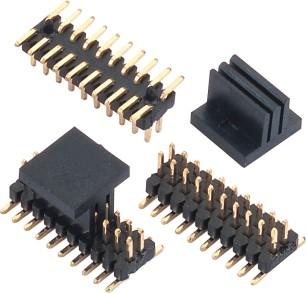 China 3.0A PCB Single Row Pin Header 2.54mm Pitch N Pin SMT Type With Cap Connectors for sale