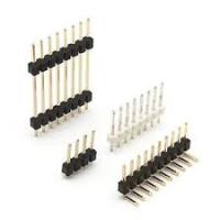 China 3.00mm PCB Header Connector H2.5 Single Row Gold Plated PA6T 20P Pin for sale