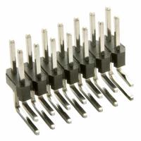 China 3.00mm Pin Header Connector H2.5 Dual Row Right Angle PA6T 2 to 40P for sale