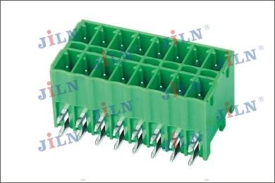 China 3.50mm Pitch Pluggable Terminal Block UL94V-0 PA66 AC1500V 8A 28-20AWG for sale