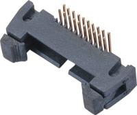 China 2.54MM DC2 N Pin PA6T Male Header Ejector Header Connector SMT DIP RA For PCB Board for sale