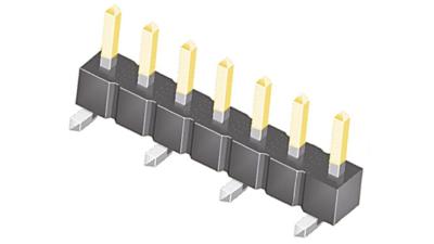China 5.08mm SMT LCP PCB Pin Header H2.5 Single Row With Cap Reel Packing for sale