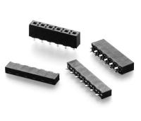 China PA6T Female Header Connector 5.08mm Pitch Single Row DIP H8.88 Tin Gold Plated LCP for sale
