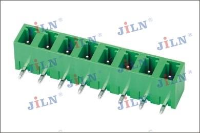 China 5.08mm Pitch Pluggable Terminal Block JL15EDGRC 300V 8A PA66 UL94V-0 for sale