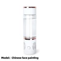 China Commercial Hydrogen Glass Water Bottle Hydrogen Rich Water Cup 310ml for sale