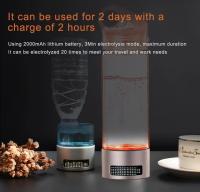 China Factory Wholesale Hydrogen Water Ionizer Machine Bottle Generator For Adult Weizi for sale