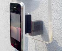 China COMER anti-theft cable lockcellphone pull box retractor display stands holders wall mounted for sale