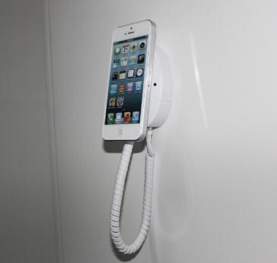 China COMER Security Display Wall Mounted Stands for Mobile Phone Alarm cable Locking Holder Kiosks for sale