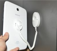 China COMER tablet pc security magnetic stand anti-theft alarm wall mounting bracket with charging for sale
