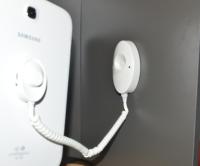 China COMER tablet pc security magnetic stand anti-theft alarm wall mounting bracket with charging for sale