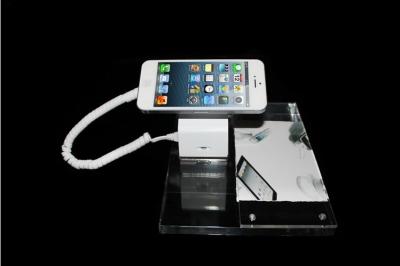 China COMER acrylic cell phone display stand antitheft alarm charging holder security for sale