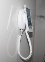 China COMER Secure Display Wall Mounting Brackets for Mobile Phone Anti Theft Locking Kiosk for sale
