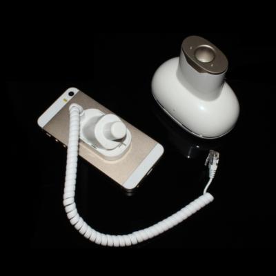 China COMER security alarm sensor cable locking anti-theft display desk stand for phone shows for sale